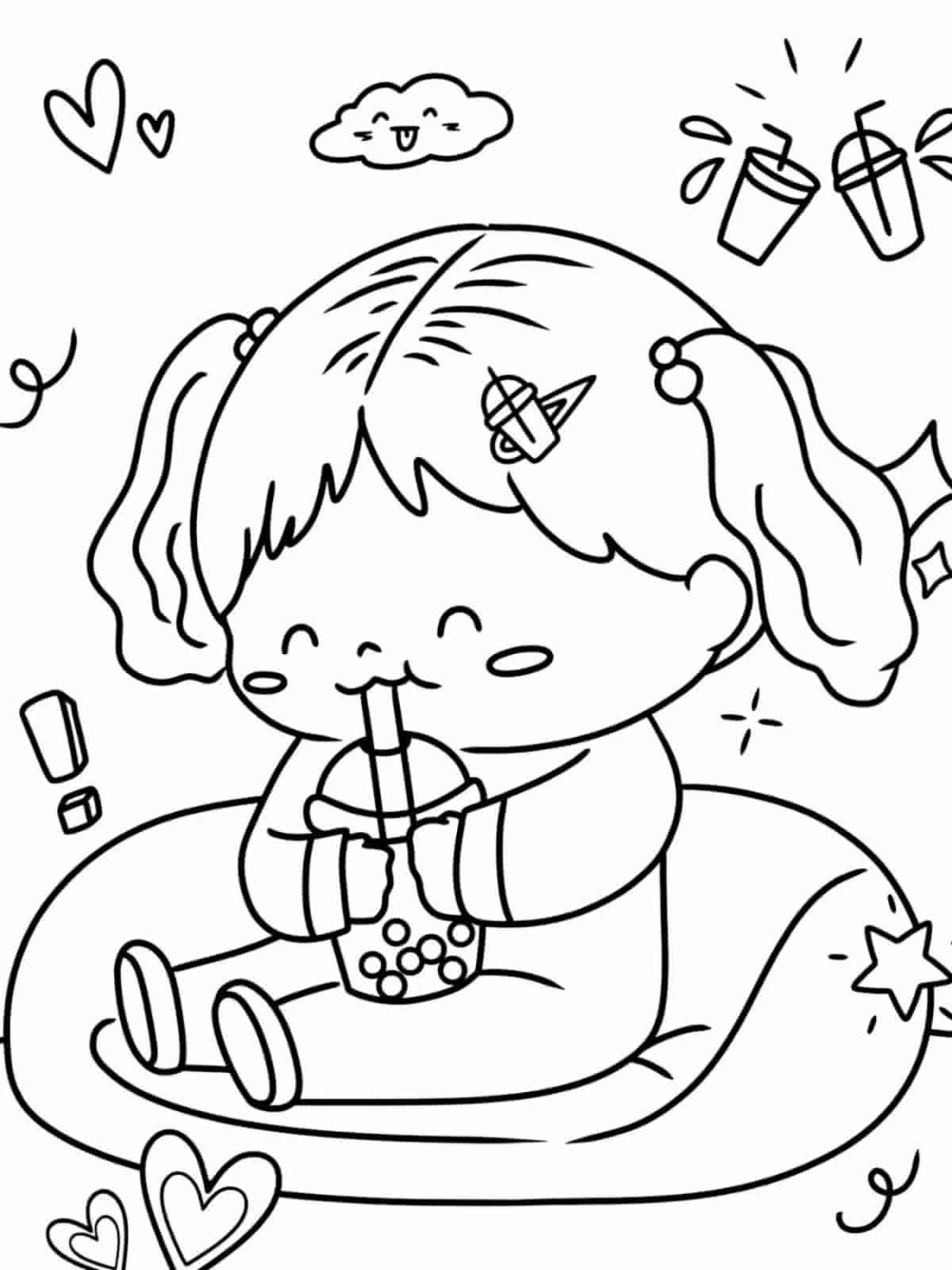 Plus de 300 belles pages à colorier pour filles - Coloringpagesforkids.net