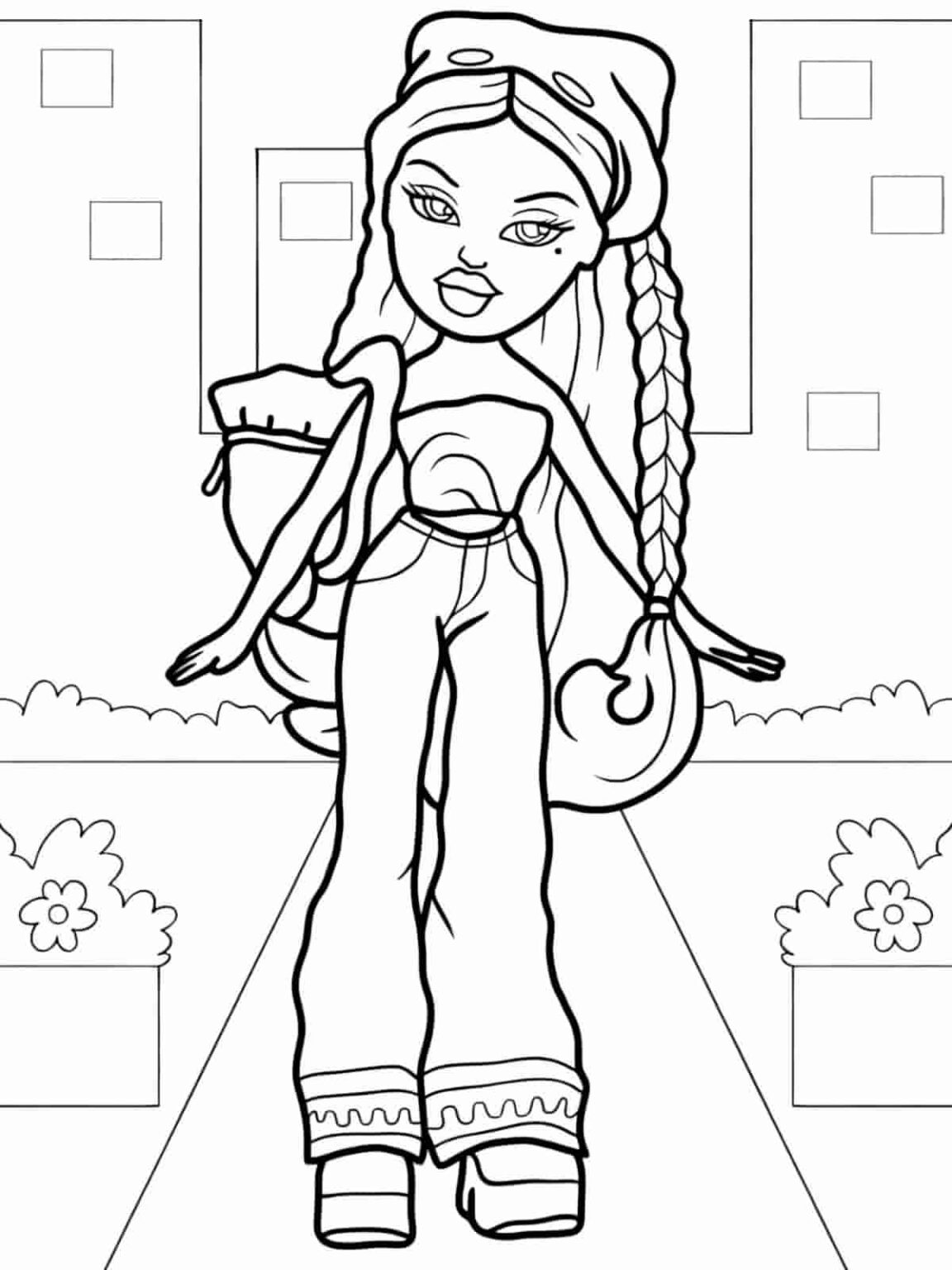 28+ páginas para colorear de Bratz gratis en PDF 🎨💋 ...