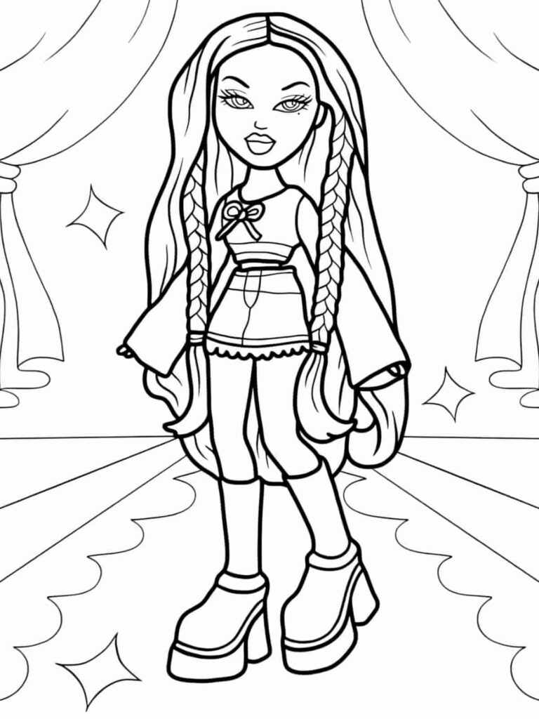 28+ Free PDF Bratz Coloring Pages 🎨💋 - Coloringpagesforkids.net