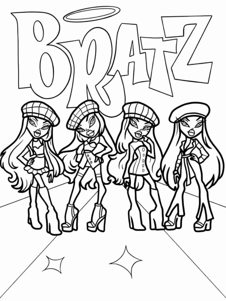 28+ Free PDF Bratz Coloring Pages 🎨💋 - Coloringpagesforkids.net