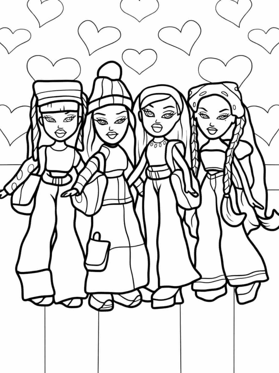 28+ Free PDF Bratz Coloring Pages 🎨💋 - Coloringpagesforkids.net