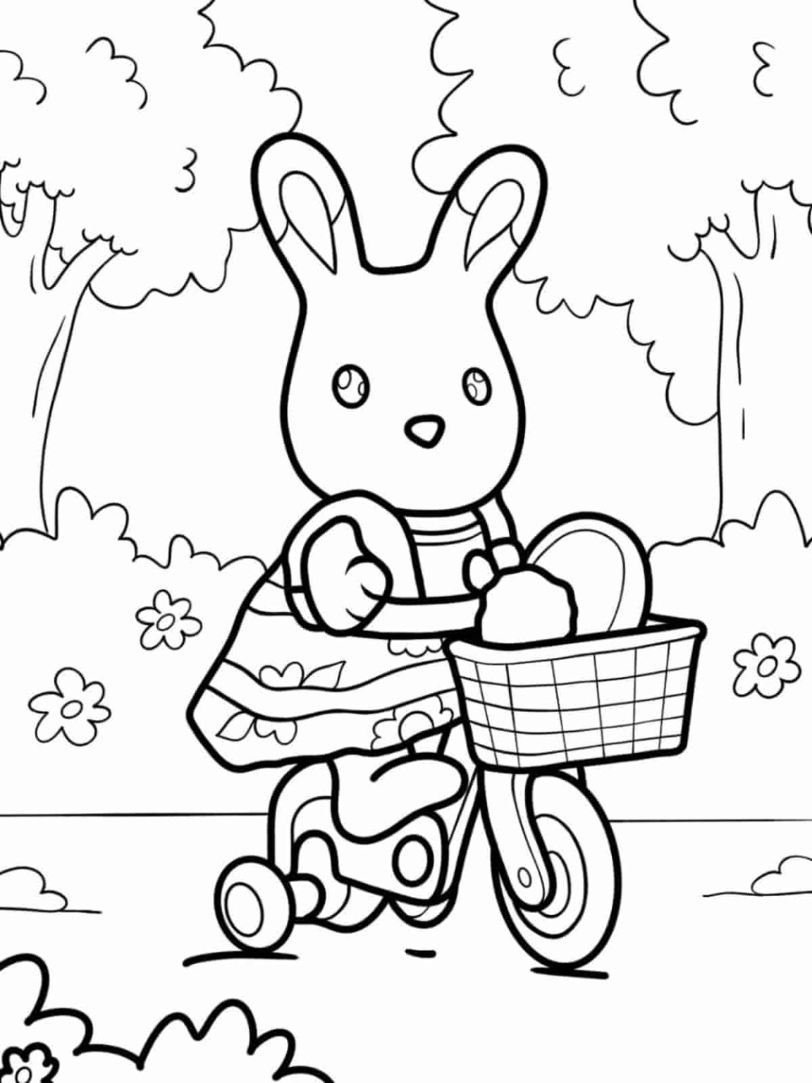 Cute Free PDF Calico Critters Coloring Pages 🎨🐾 - Coloringpagesforkids.net