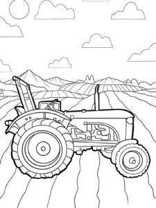 20+ Free PDF Tractor Coloring Pages For Kids 🎨🚜 - Coloringpagesforkids.net