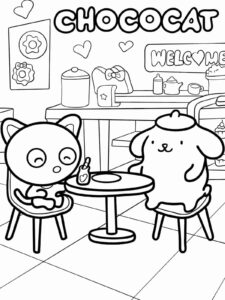 30+ Free PDF Chococat Coloring Pages 🐱 - Coloringpagesforkids.net