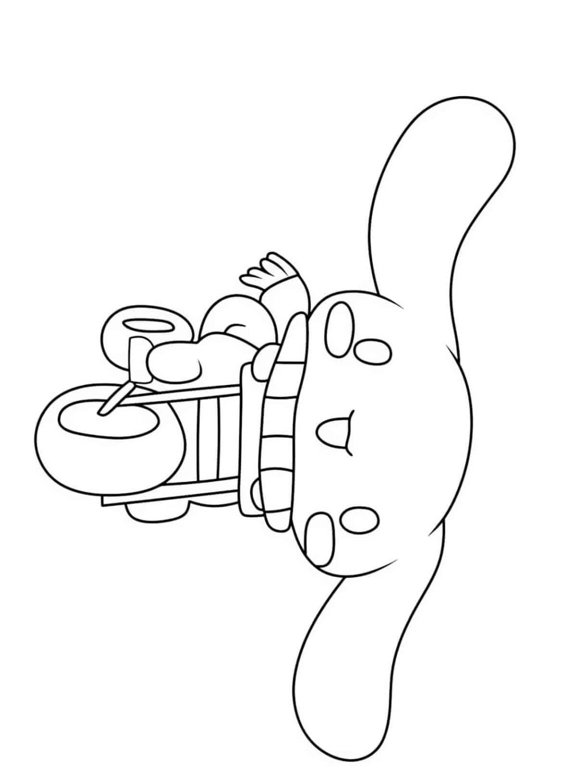 30+ gratis Cinnamoroll-kleurplaten voor kinderen 🎨☁️ ...