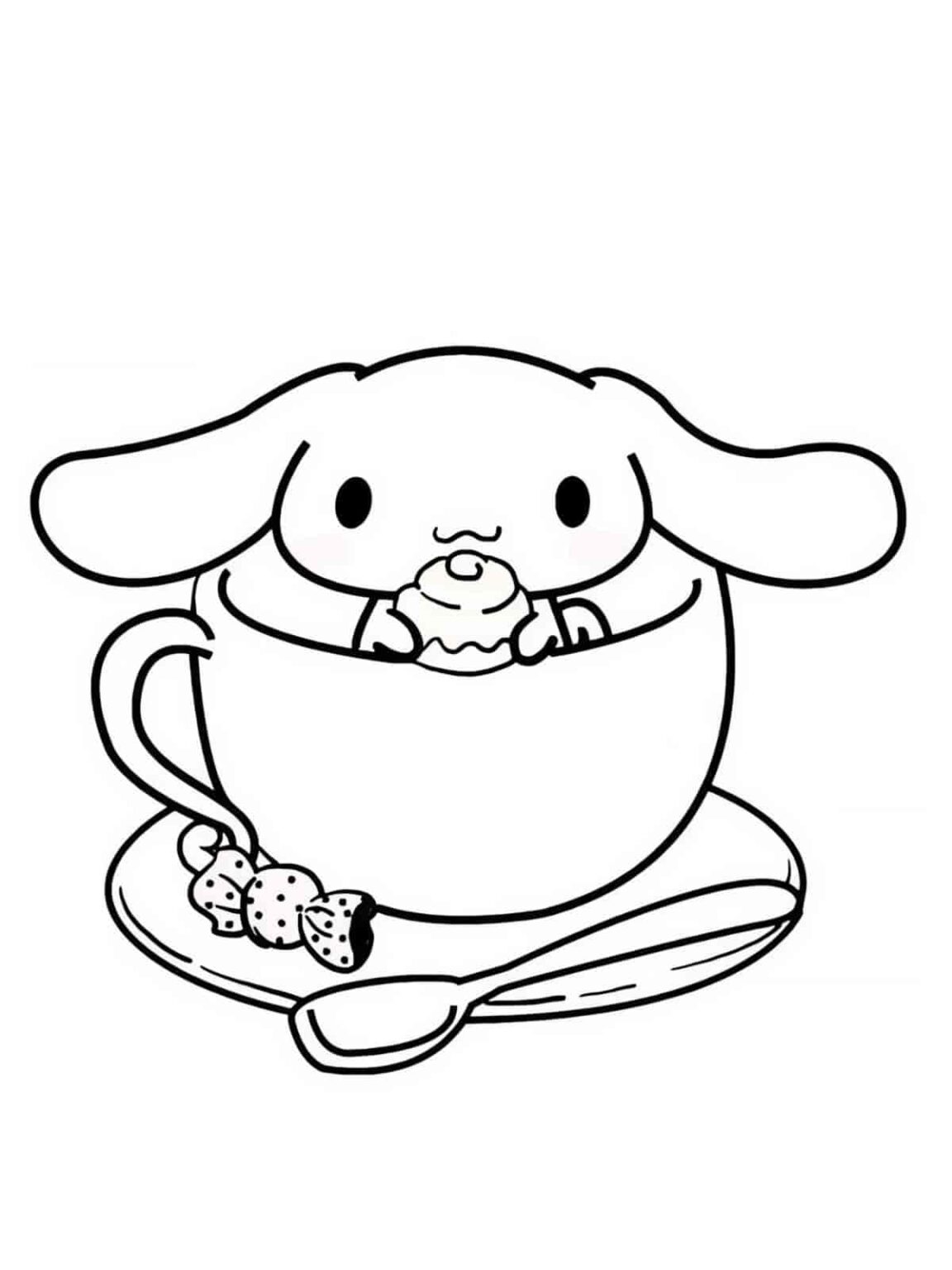 30+ Free Cinnamoroll Coloring Pages For Kids 🎨☁️ - Coloringpagesforkids.net