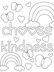 Más de 30 páginas para colorear sobre la bondad: difunde positividad 🎨💖 ...