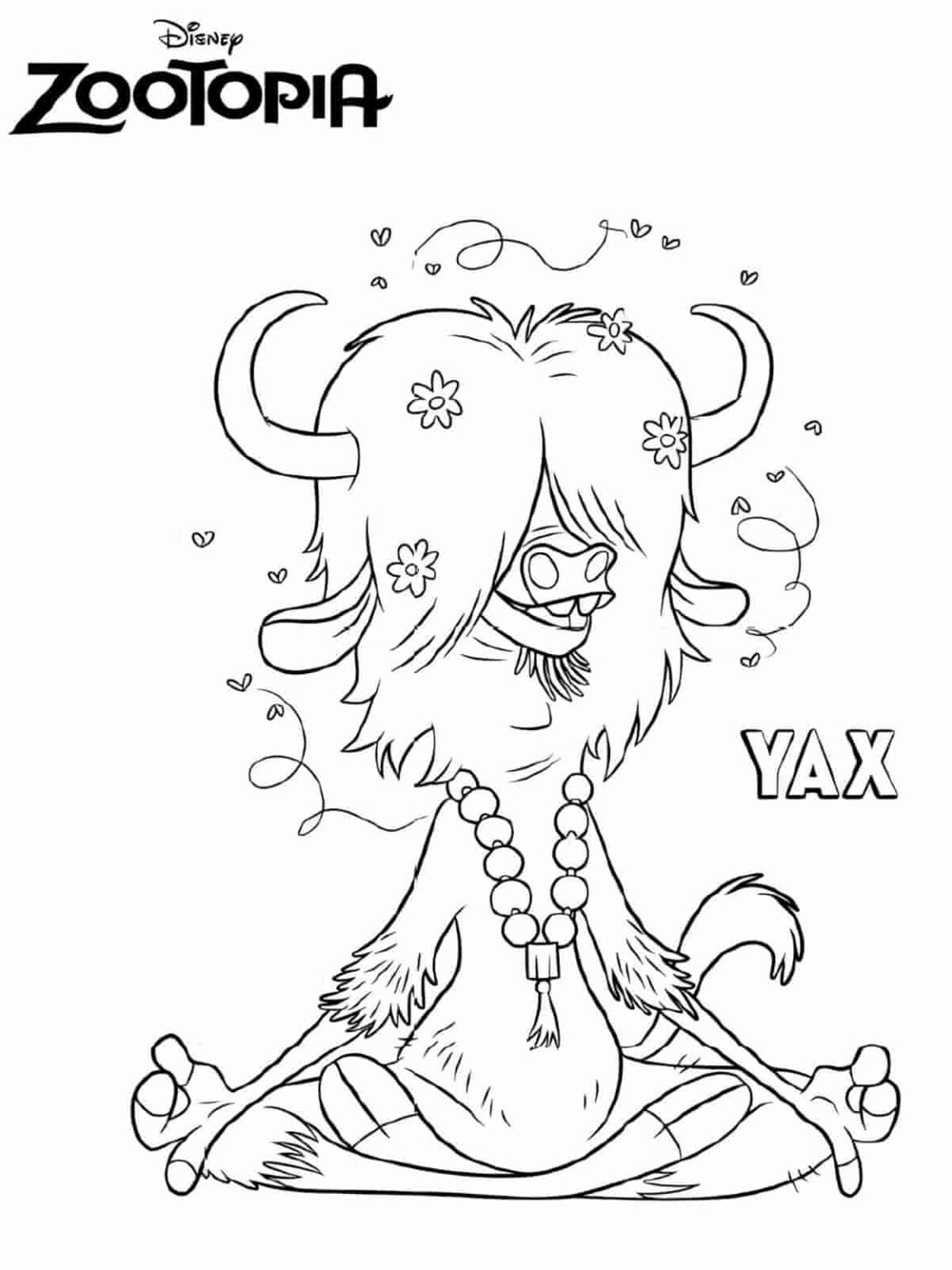 26+ Free PDF Zootopia Coloring Pages 🎨🐾 - Coloringpagesforkids.net