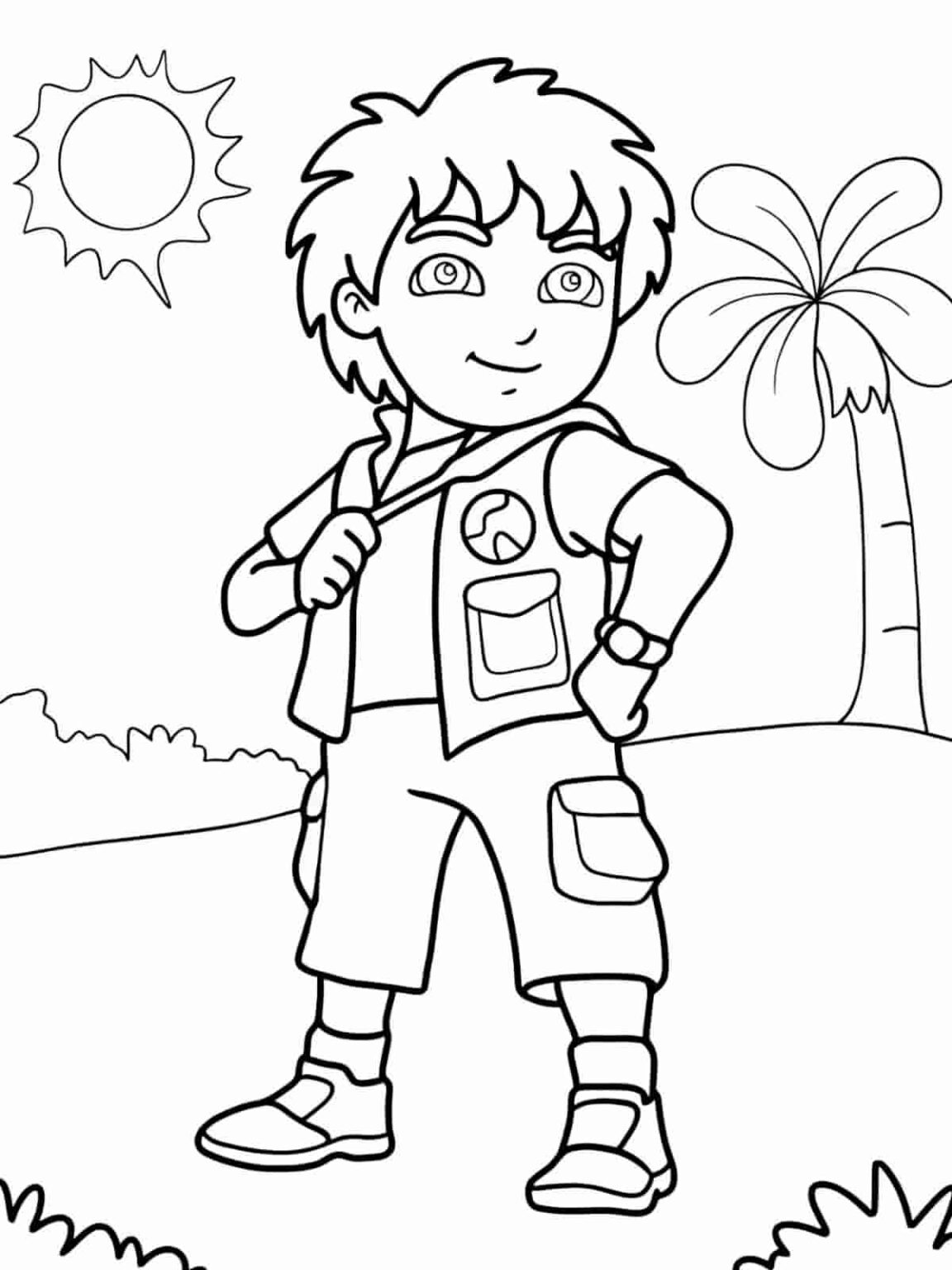 27+ Free PDF Dora the Explorer Coloring Pages 🎨🗺️ ...