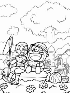 24+ Pagine da colorare Doraemon PDF gratuite 🎨🤖 - Coloringpagesforkids.net