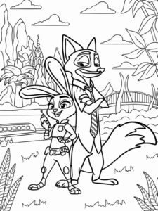 26+ Páginas para colorir Zootopia em PDF grátis 🎨🐾 ...