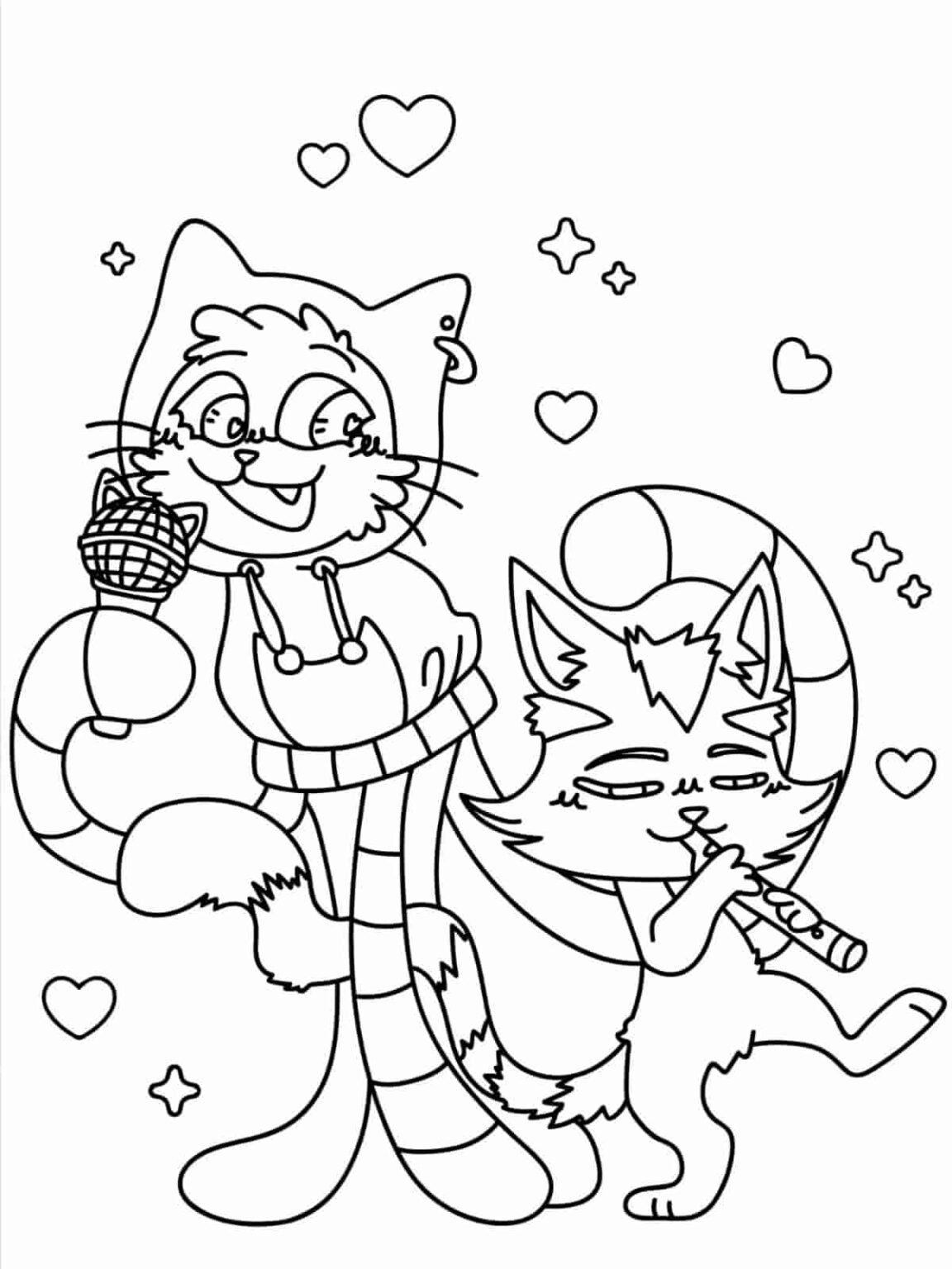 Páginas para colorir da casa de bonecas da Gabby para crianças 🎨🏠 ...