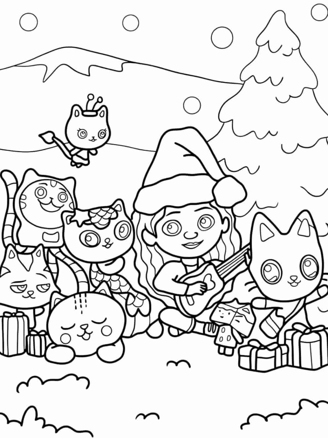 Gabby’s Dollhouse Coloring Pages For Kids 🎨🏠 - Coloringpagesforkids.net