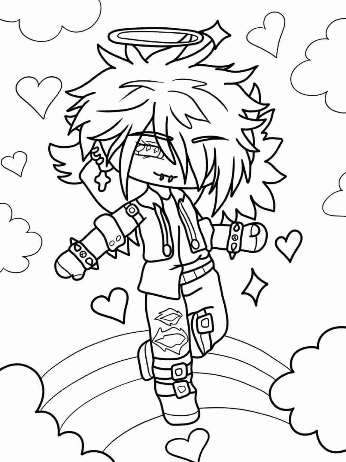 29+ Free PDF Gacha Life Coloring Pages 🎨 - Coloringpagesforkids.net