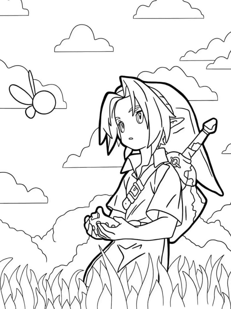 25+ Free PDF Zelda Coloring Pages 🎨🗡️ - Coloringpagesforkids.net