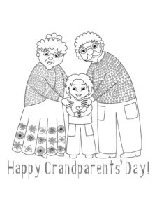 Dibujos para colorear de abuelos: atesora momentos con tus seres ...