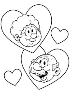 Dibujos para colorear de abuelos: atesora momentos con tus seres ...