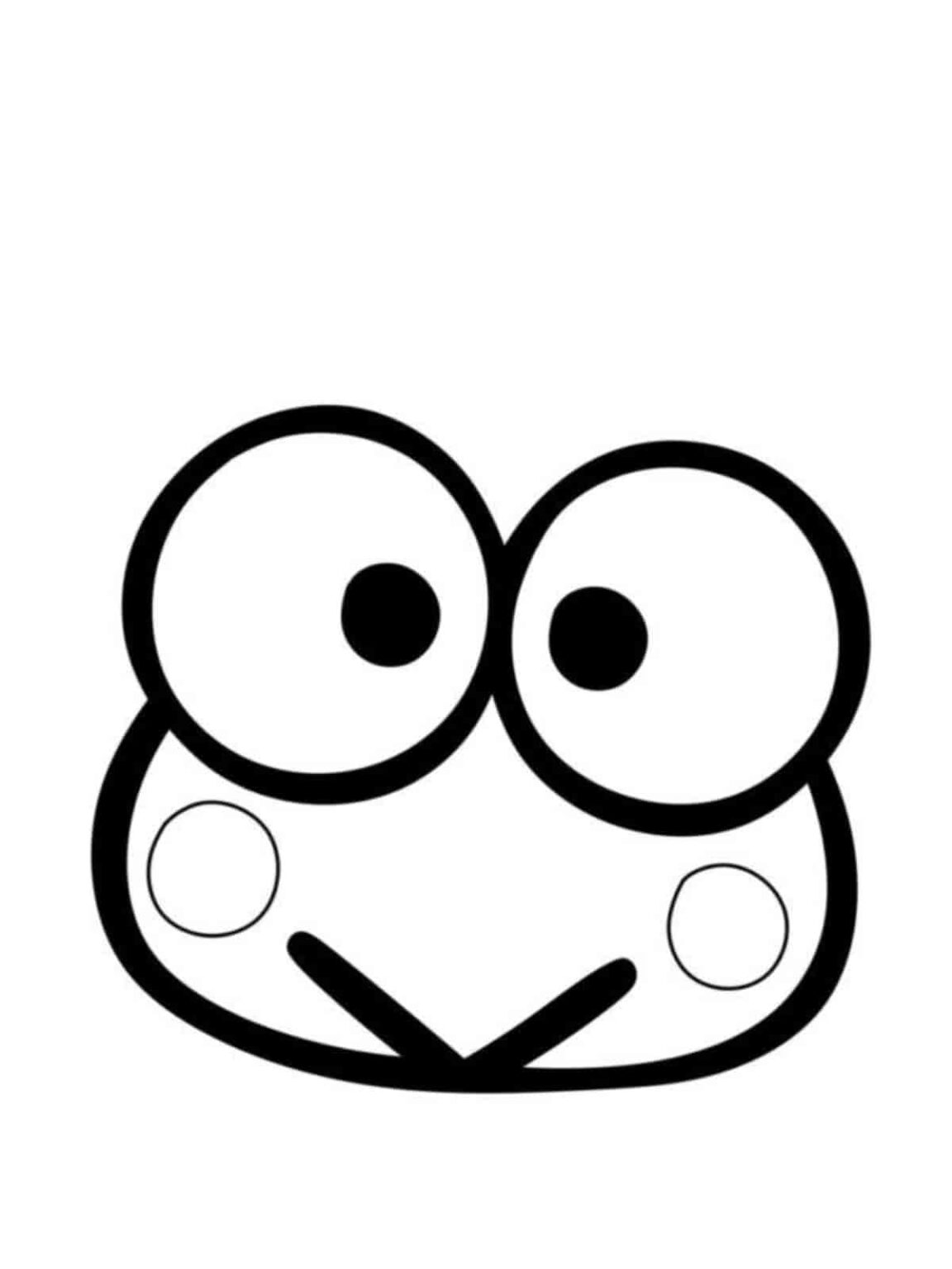 Páginas para colorear de Keroppi: Diversión con la rana amigable de ...