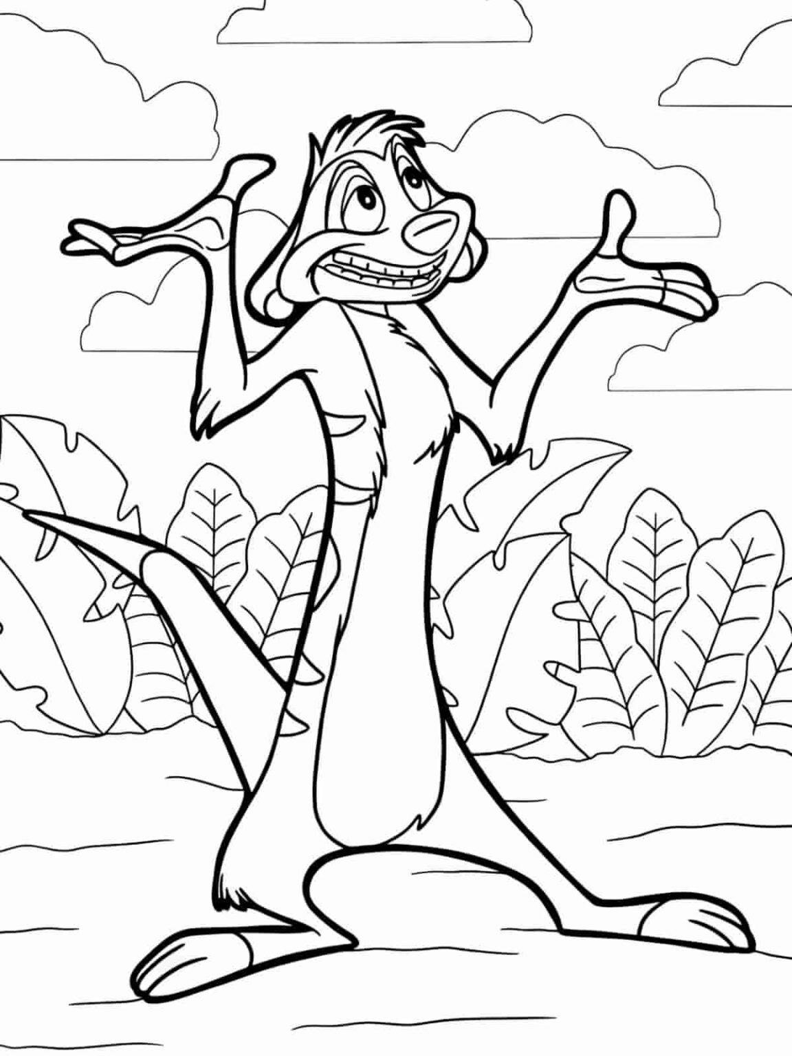Free PDF Lion King Coloring Pages with Simba 🎨🦁 - Coloringpagesforkids.net