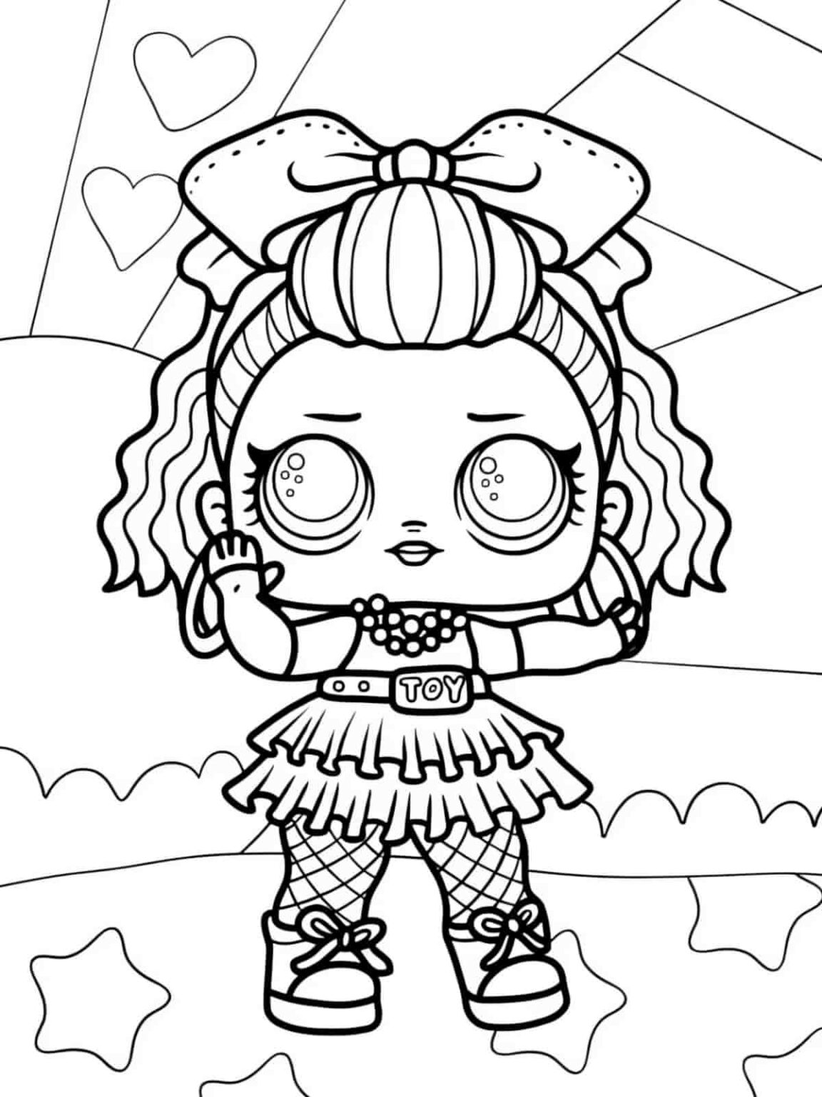 Gratis PDF LOL Surprise Dolls Målarbok 🎨💖 - Coloringpagesforkids.net
