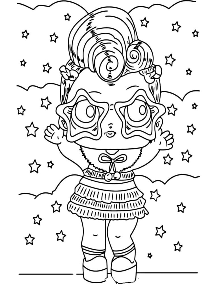 Ókeypis PDF LOL Surprise Dúkkur litasíður 🎨💖 - Coloringpagesforkids.net