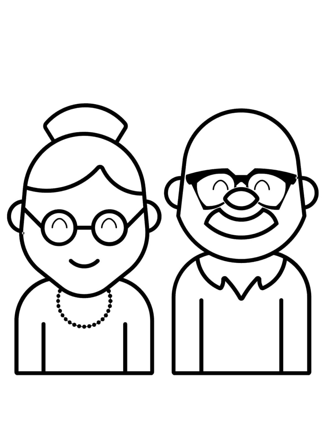Grandparents Coloring Pages: Cherish Moments with Loved Ones👵👴 ...