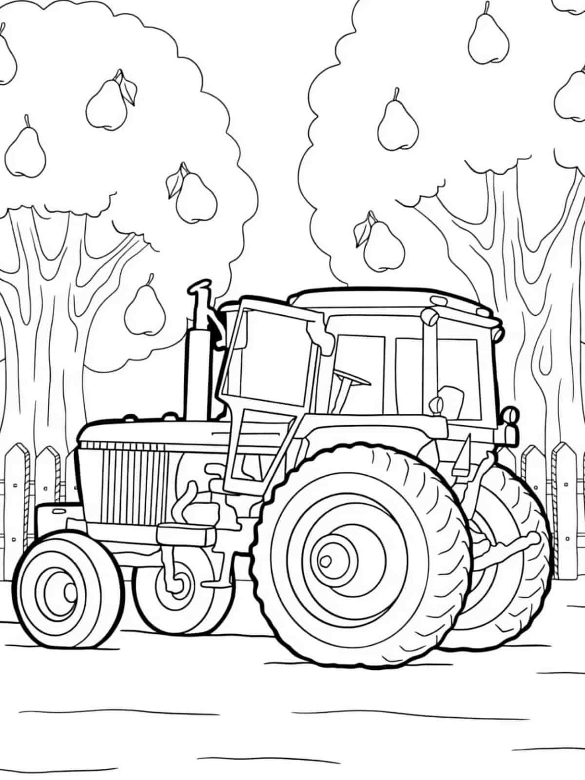 20+ Free PDF Tractor Coloring Pages For Kids 🎨🚜 - Coloringpagesforkids.net