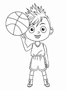 25+ Free PDF NBA Basketball Coloring Pages 🎨🏀 - Coloringpagesforkids.net