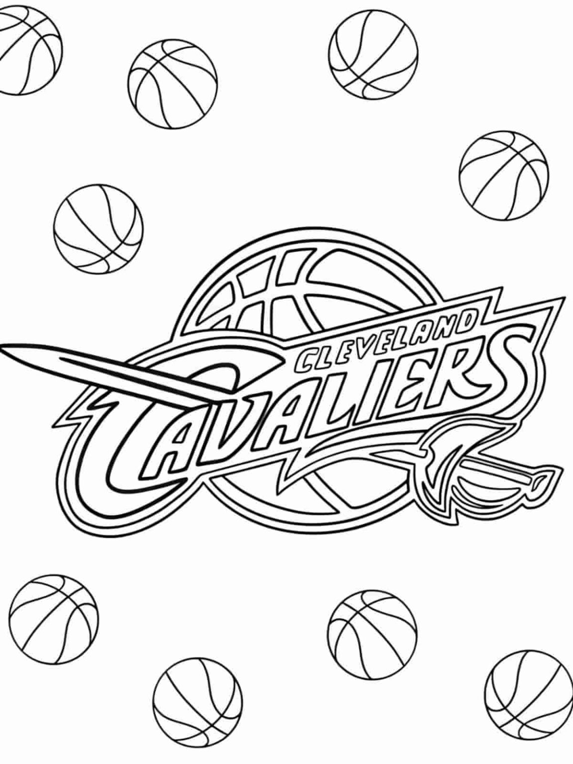 25+ Free PDF NBA Basketball Coloring Pages 🎨🏀 - Coloringpagesforkids.net