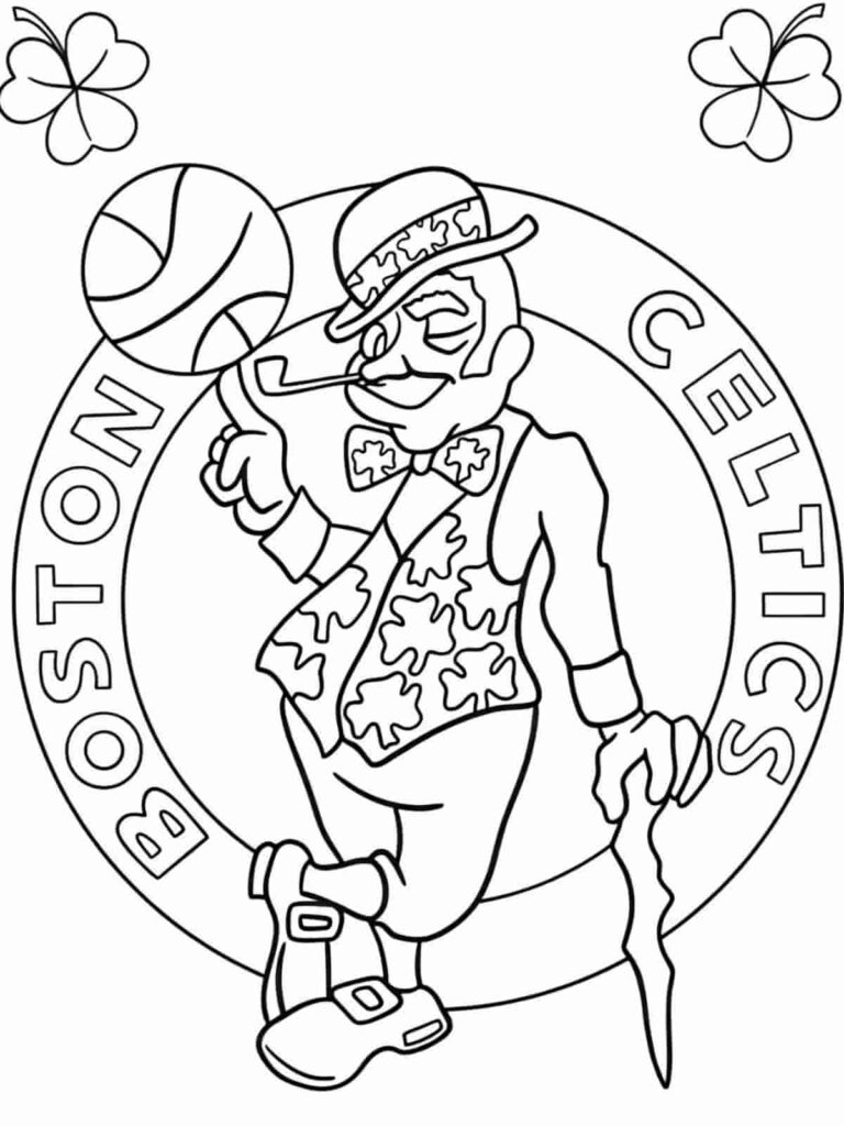 25+ Free PDF NBA Basketball Coloring Pages 🎨🏀 - Coloringpagesforkids.net