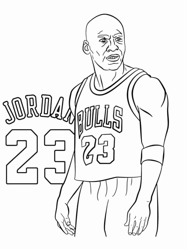 25+ Free PDF NBA Basketball Coloring Pages 🎨🏀 - Coloringpagesforkids.net