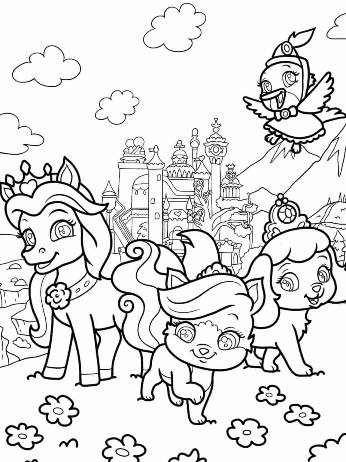 23+ Free PDF Palace Pets Coloring Pages 🎨🐾 - Coloringpagesforkids.net