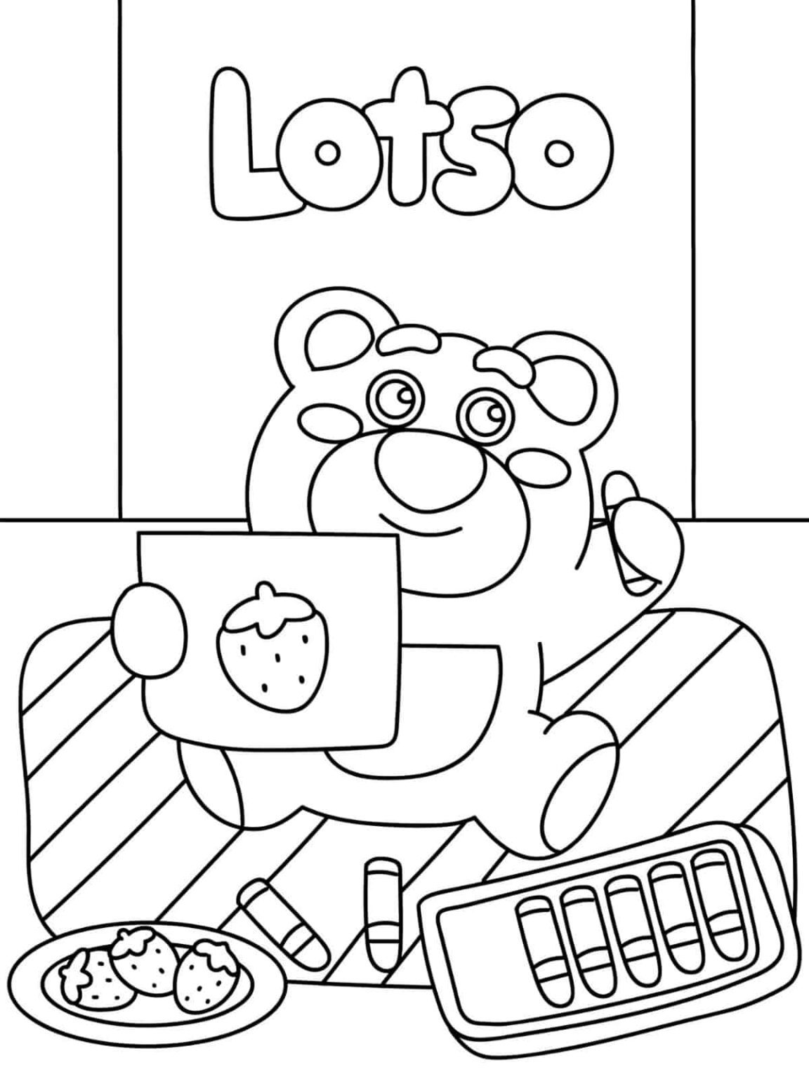 30+ Free Printable Lotso Bear Coloring Pages 🎨🧸 - Coloringpagesforkids.net