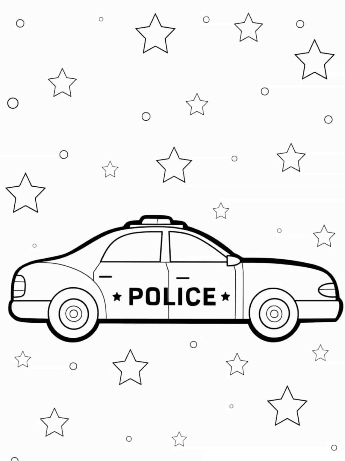 25+ Free PDF Police Car Coloring Pages 🎨🚔 - Coloringpagesforkids.net