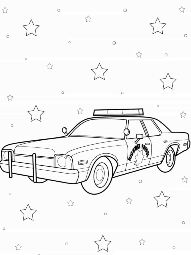 25+ Free PDF Police Car Coloring Pages 🎨🚔 - Coloringpagesforkids.net