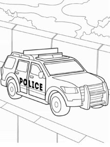 25+ Halaman Mewarnai Mobil Polisi PDF Gratis 🎨🚔 - Coloringpagesforkids.net