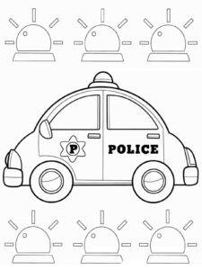 25+ Halaman Mewarnai Mobil Polisi PDF Gratis 🎨🚔 - Coloringpagesforkids.net
