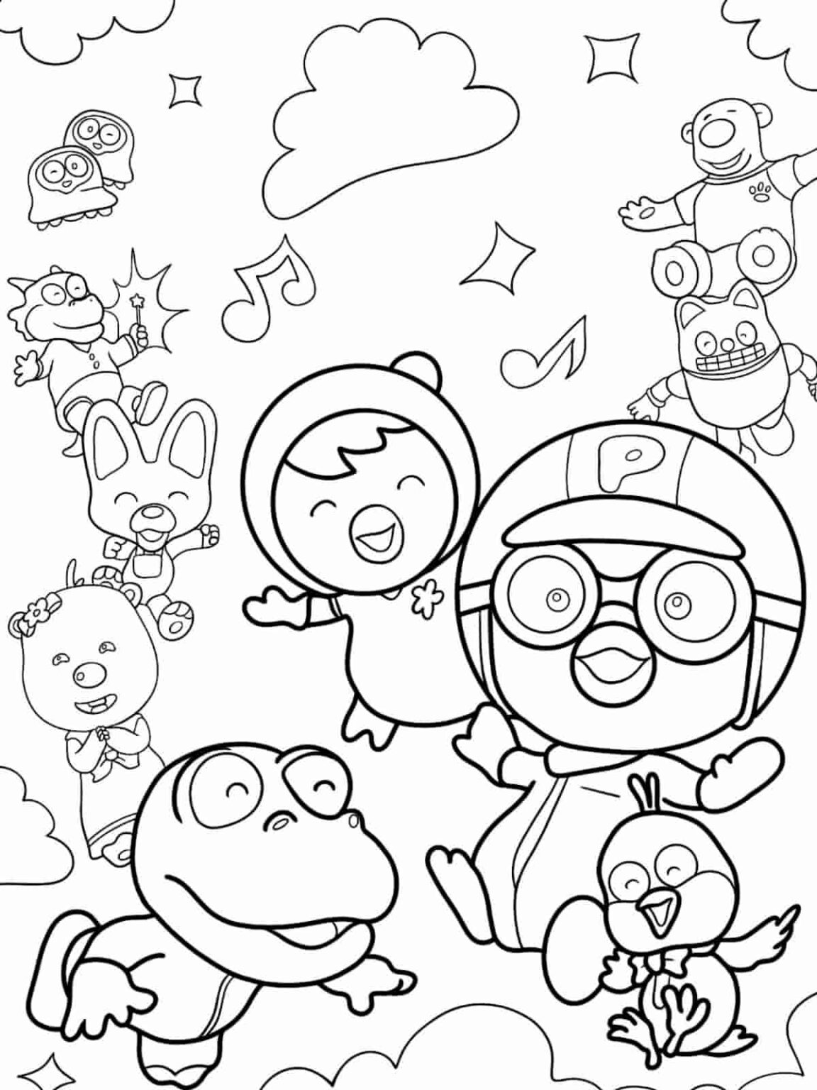 25+ Free PDF Pororo Coloring Pages 🎨🐧 - Coloringpagesforkids.net