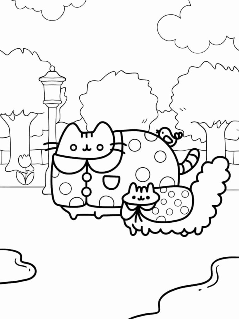 Adorable 30+ PDF Pusheen Coloring Pages 🎨🐾 - Coloringpagesforkids.net