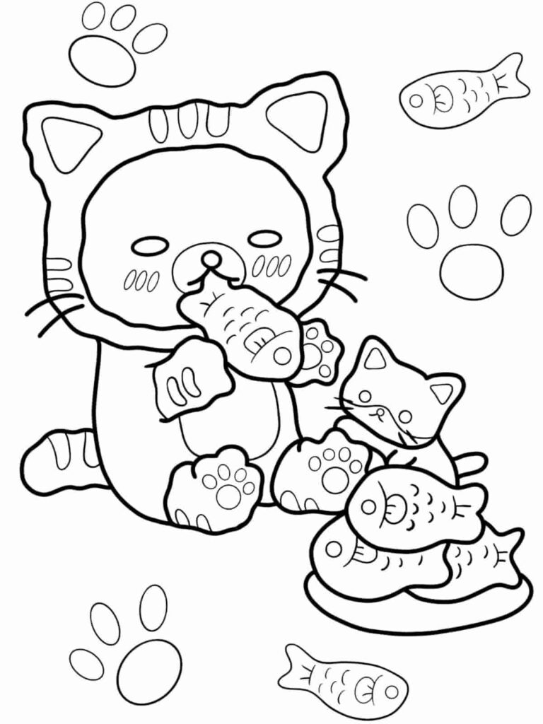 Rilakkuma Coloring Pages To Download and Print 🎨🐻 ...