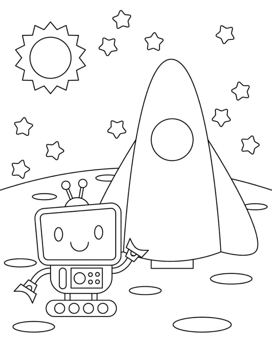 30+ Robot Coloring Pages To Download and Print 🎨🤖 ...