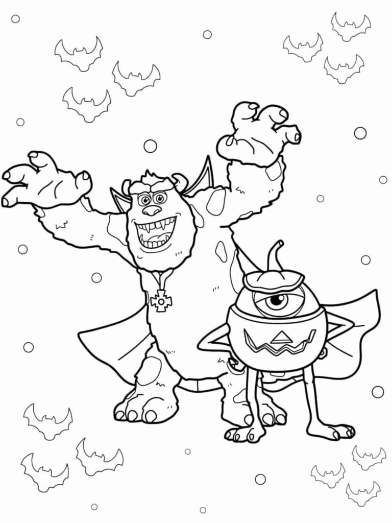 20+ Free PDF Monsters Inc. Coloring Pages For Kids 🎨👹 ...