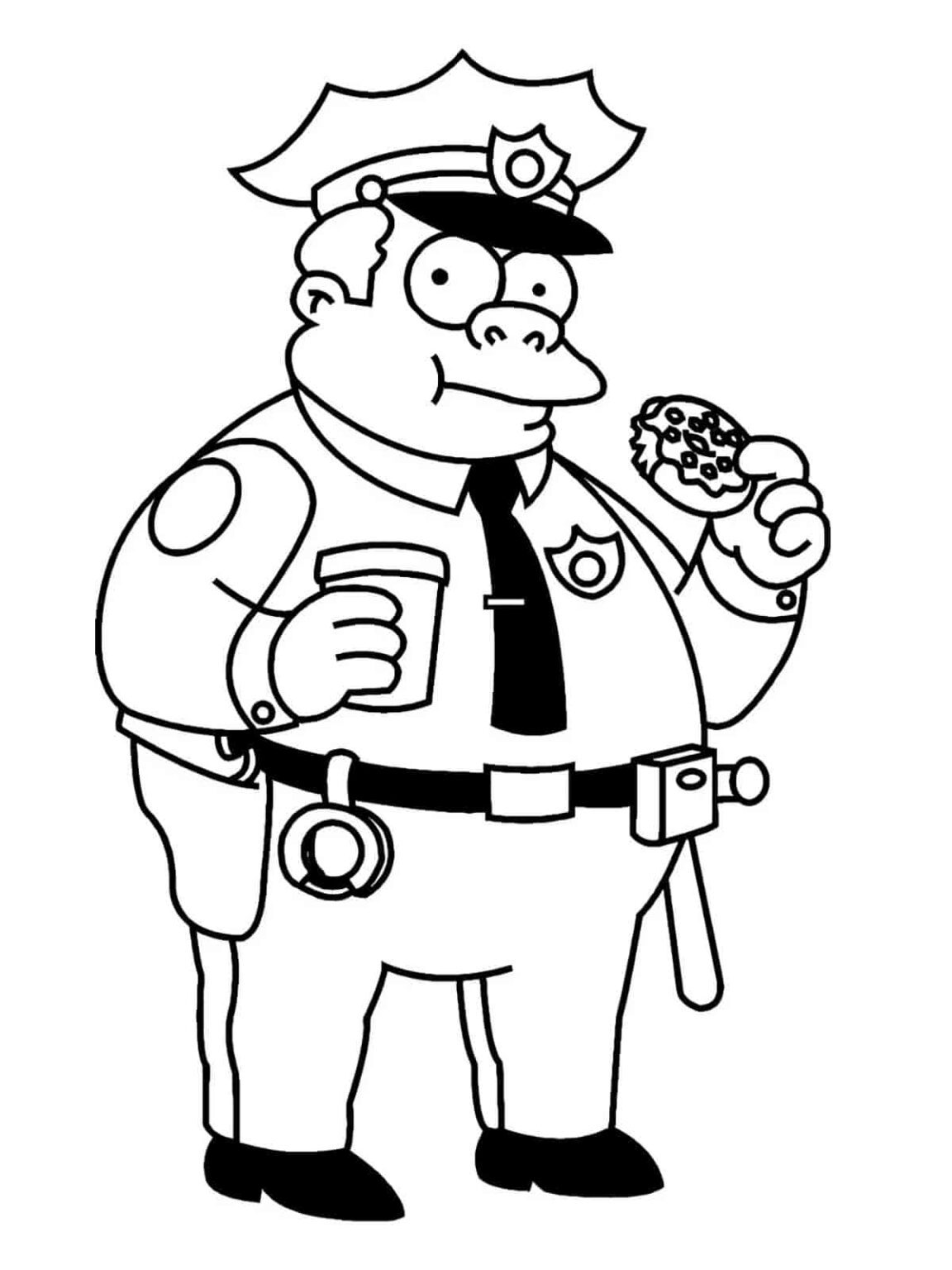 30+ Simpsons Coloring Pages For Kids 🎨🍩 - Coloringpagesforkids.net
