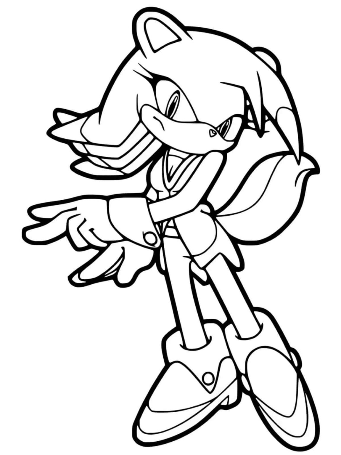 40 gratis Printabe Sonic the Hedgehog målarbok 🎨💨 ...