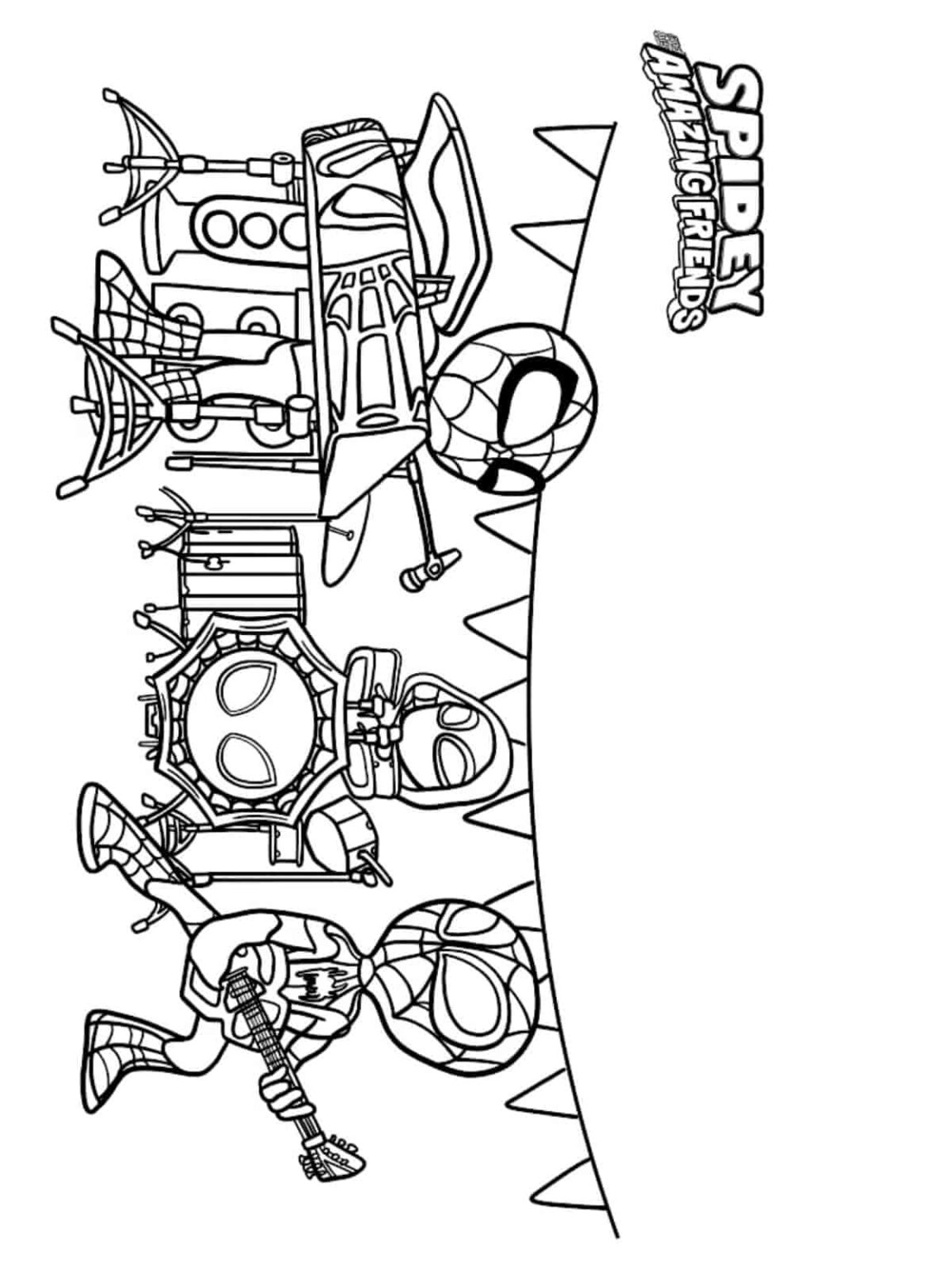 30+ Spidey and His Amazing Friends Coloring Pages 🎨🕸️ ...