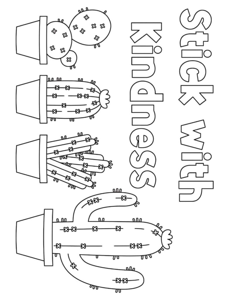 Plus de 30 pages à colorier gratuites sur la gentillesse : répandez la ...