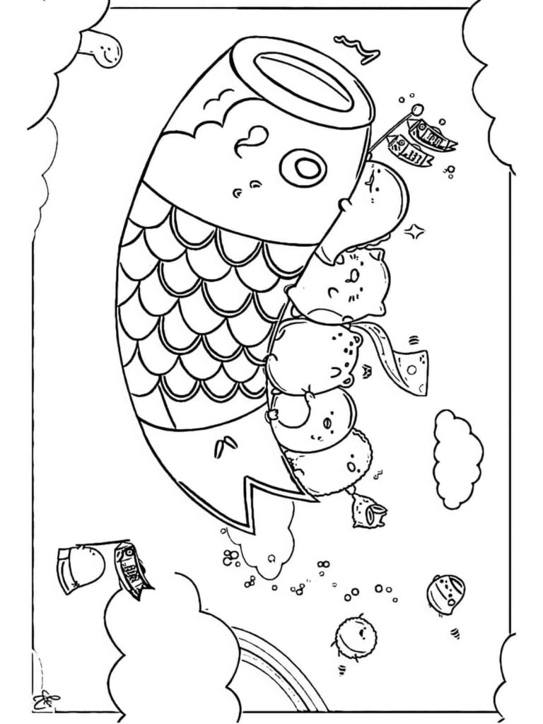 Sumikko Gurashi Coloring Pages With Cute Characters 🎨🌸 ...