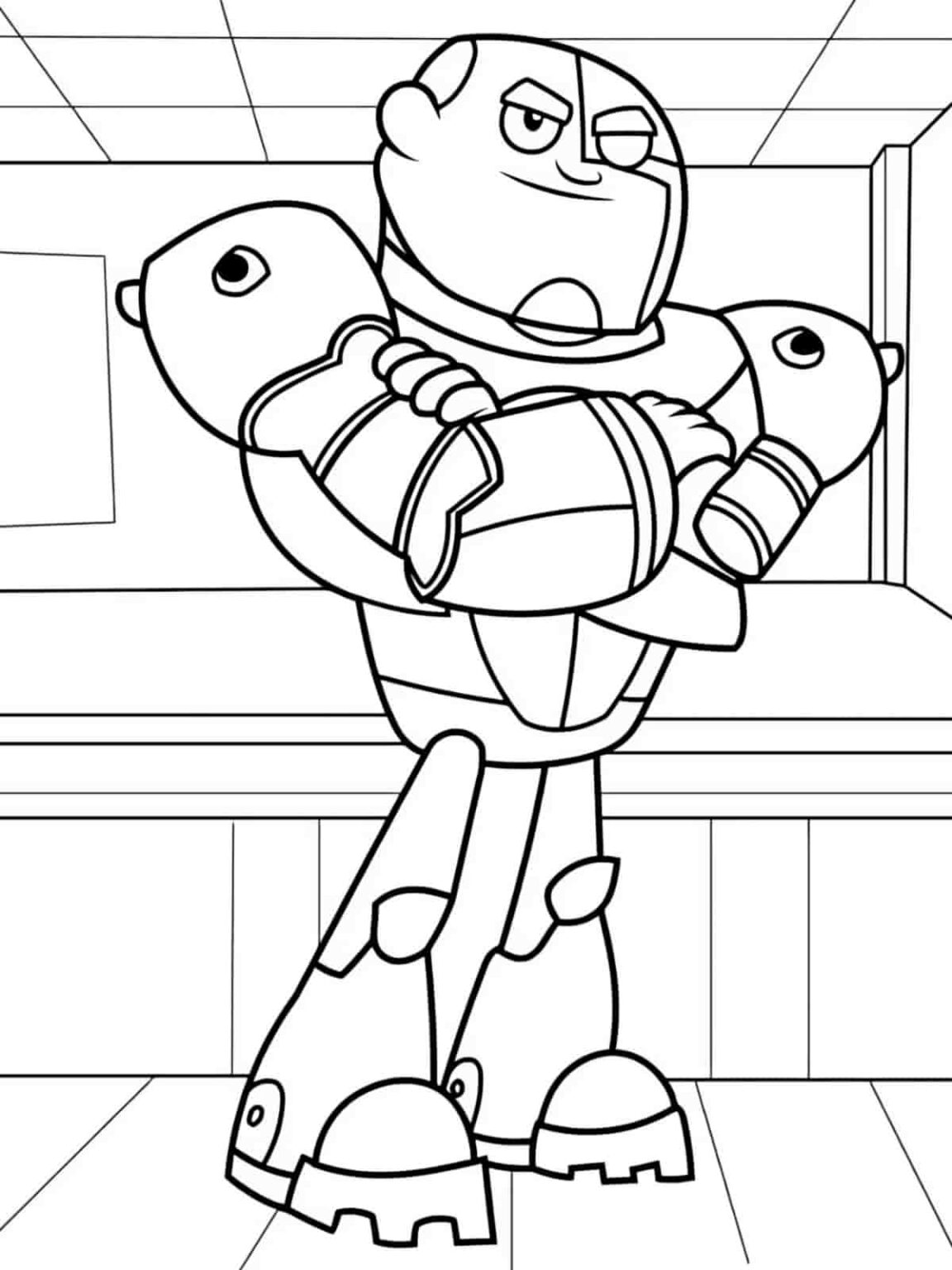 30+ Free PDF Teen Titans Go Coloring Pages 🎨🦸 - Coloringpagesforkids.net