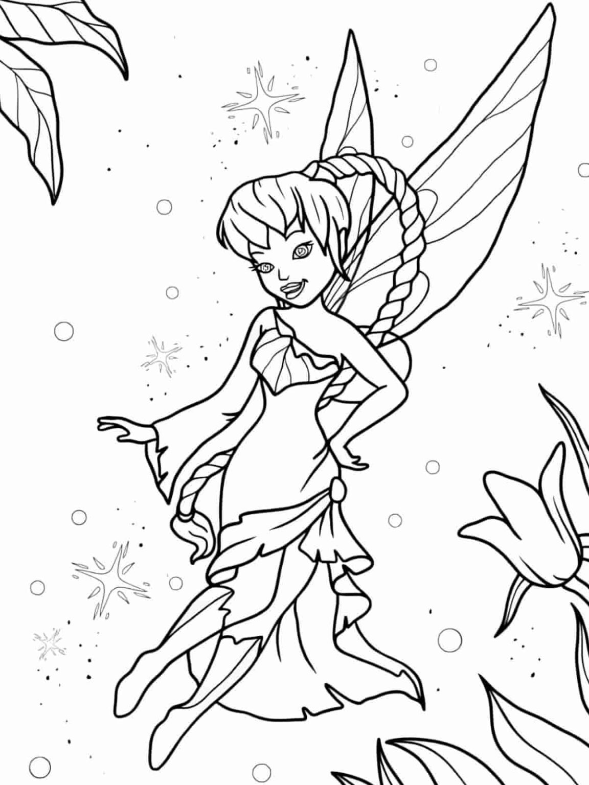 Magic Free PDF Tinkerbell Coloring Pages For Kids 🎨 ...