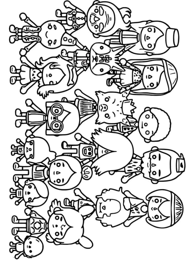 40+ Free Printable Toca Boca Coloring Pages 🎨🌈 - Coloringpagesforkids.net